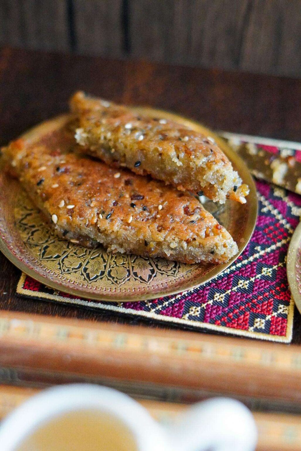 Hilbeh | Fenugreek Cake | FalasteeniFoodie