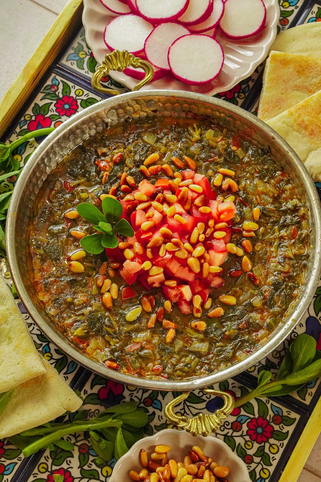 Palestinian Purslane Stew Recipe