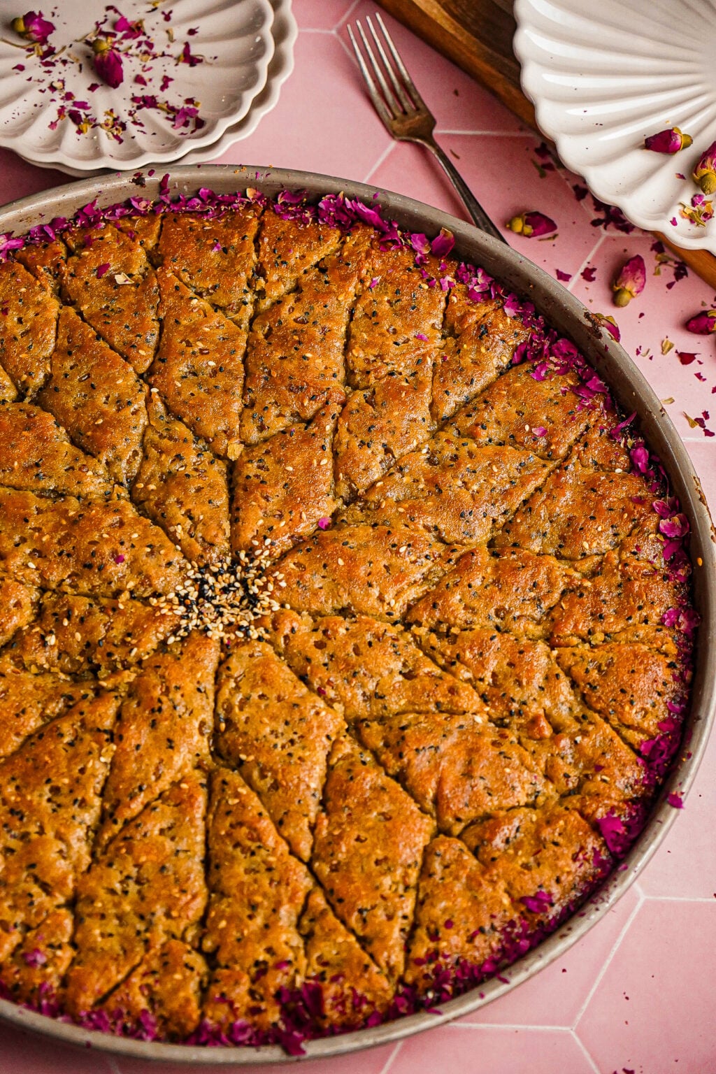 Hilbeh | Fenugreek Cake - FalasteeniFoodie