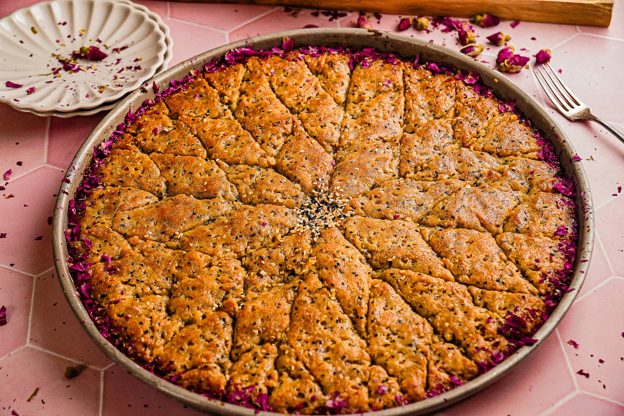 Hilbeh | Fenugreek Cake - FalasteeniFoodie