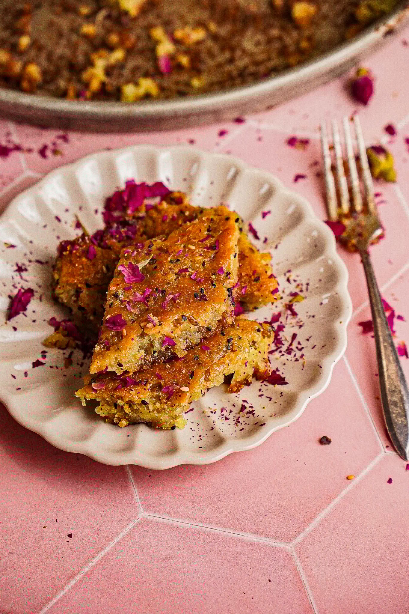 Hilbeh | Fenugreek Cake - FalasteeniFoodie
