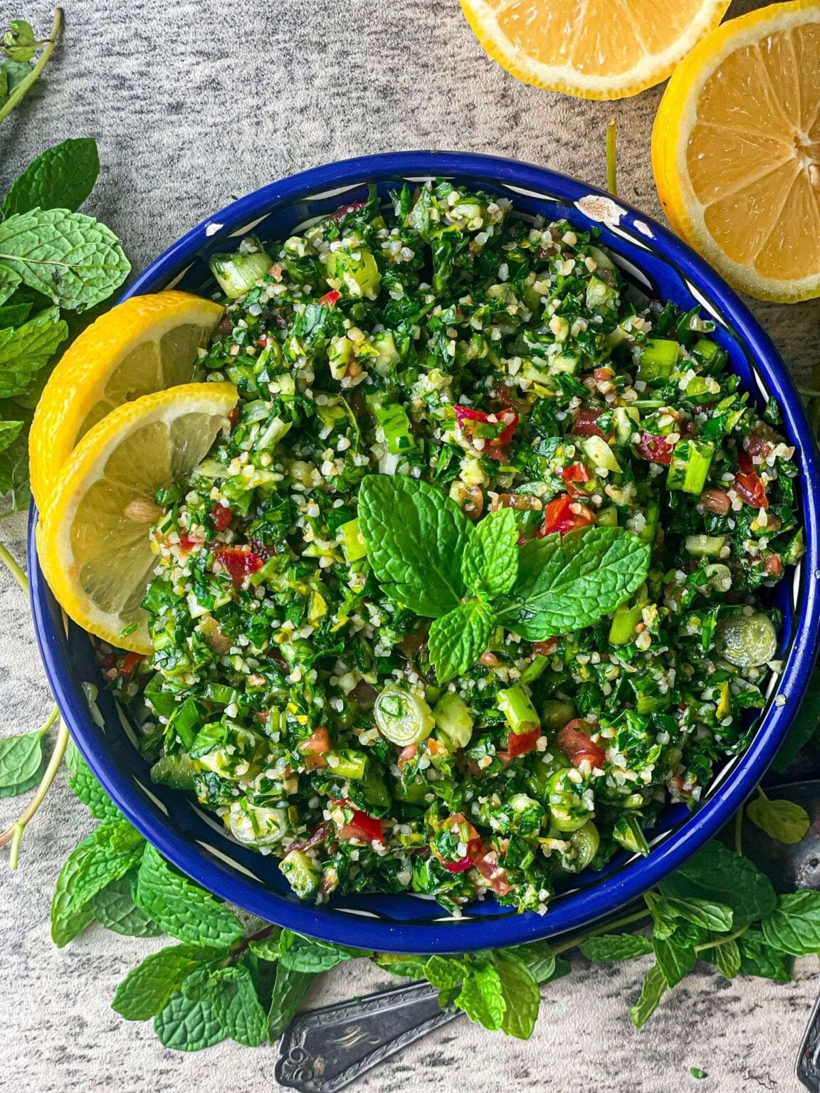 Tabbouli Salad Recipe (Tabbouleh) | FalasteeniFoodie