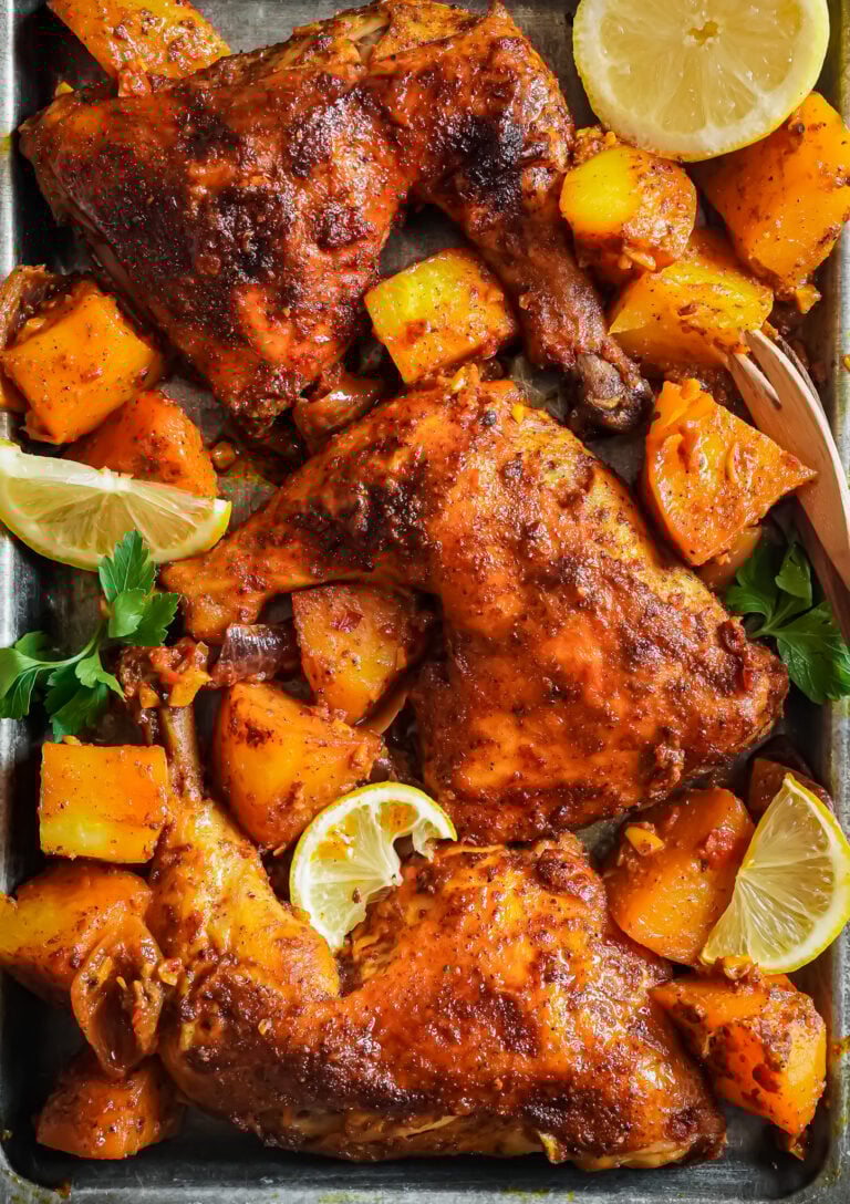 Middle Eastern Spiced Baked Chicken - FalasteeniFoodie