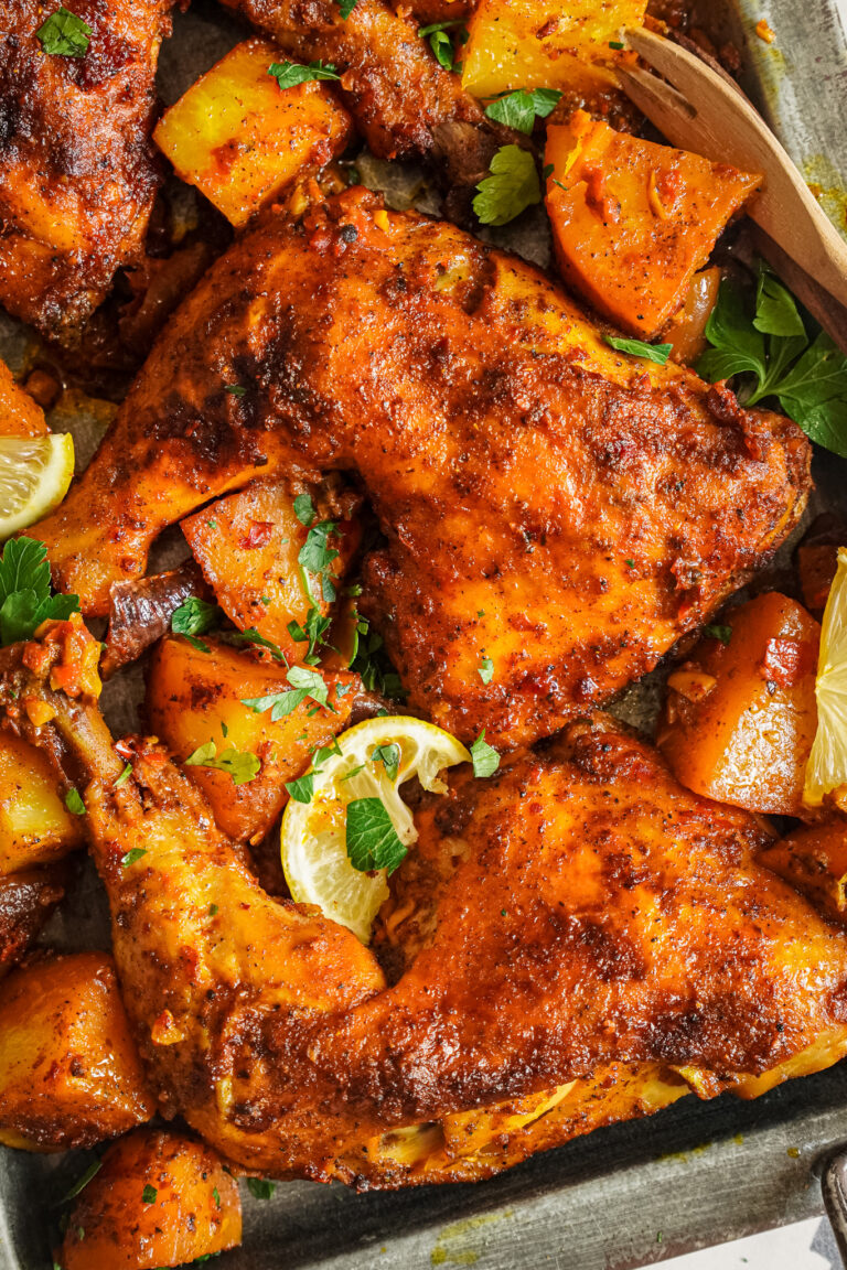 Middle Eastern Spiced Baked Chicken - FalasteeniFoodie