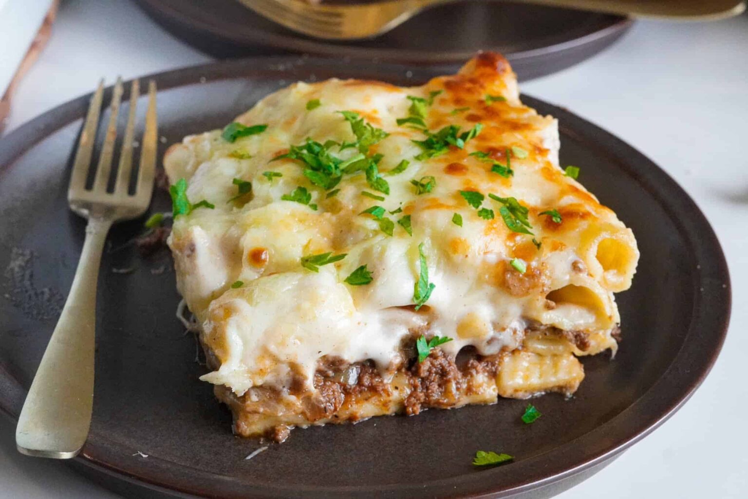 Macarona Bil Bechamel (Bechamel Pasta Bake) | FalasteeniFoodie