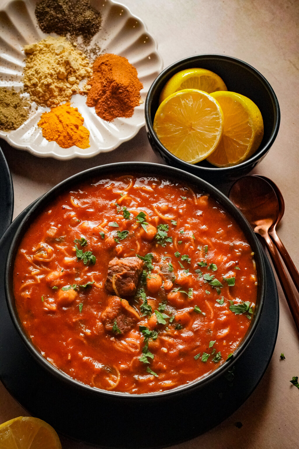 Moroccan Harira Soup Recipe - FalasteeniFoodie