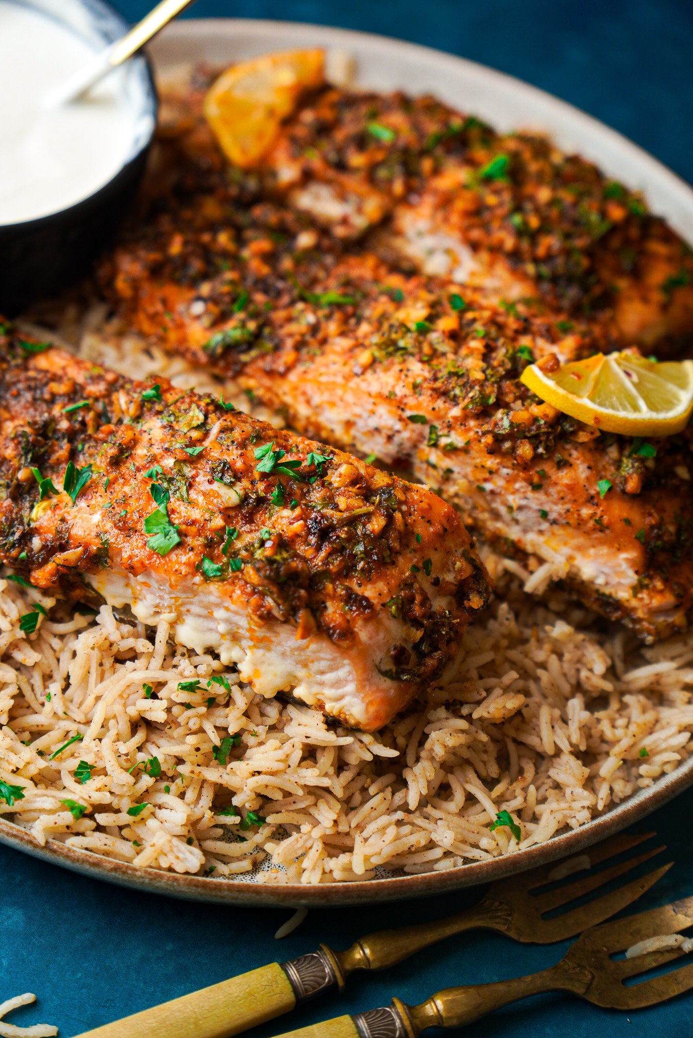 Middle Eastern Salmon Recipe (Under 30mins!) - FalasteeniFoodie