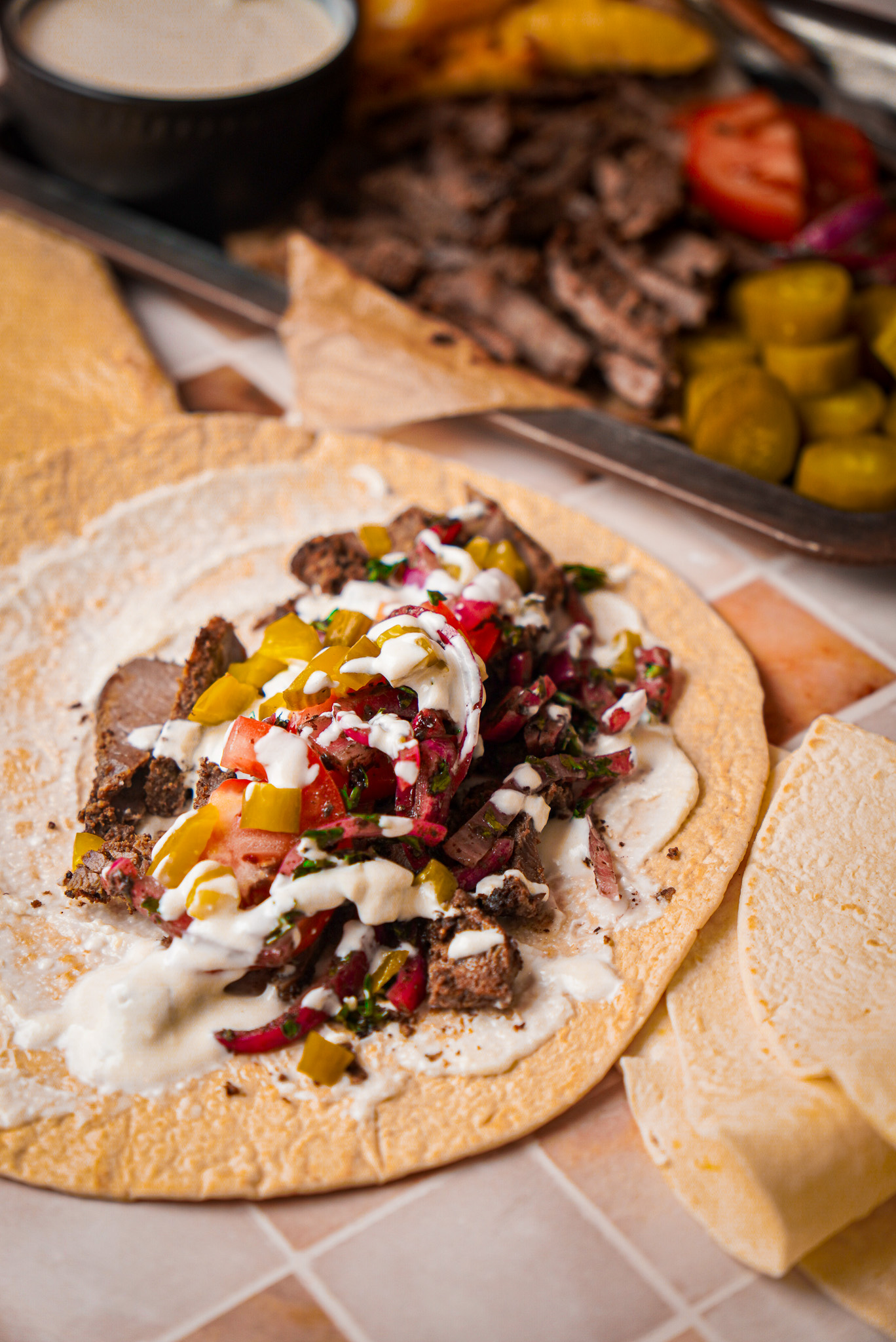 Tender Middle Eastern Style Beef Shawarma - FalasteeniFoodie