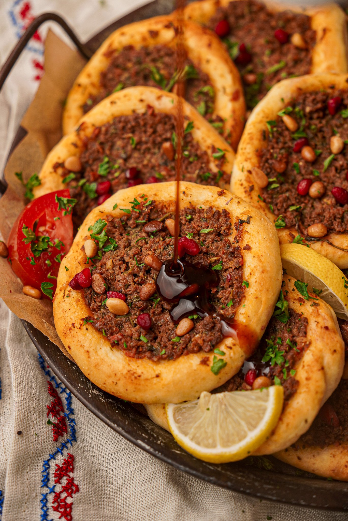 Sfeeha (Middle Eastern Meat Pies) - FalasteeniFoodie