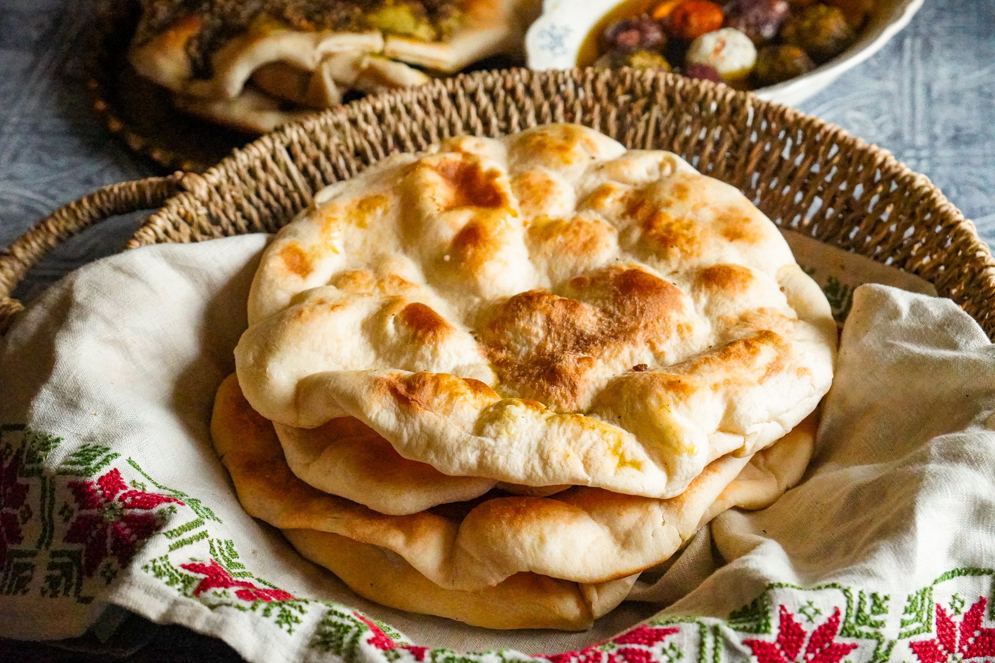 Palestinian Taboon Bread - FalasteeniFoodie