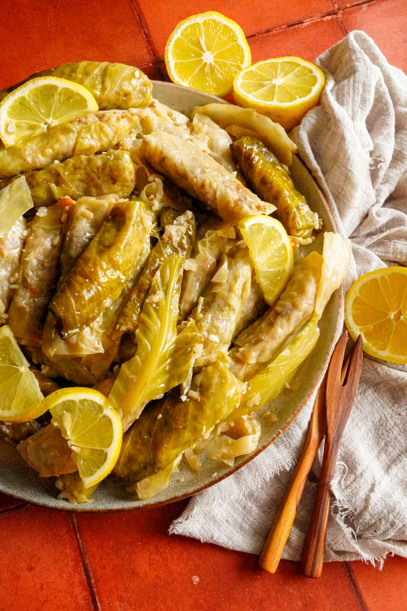 Middle-Eastern Stuffed Cabbage Rolls - FalasteeniFoodie