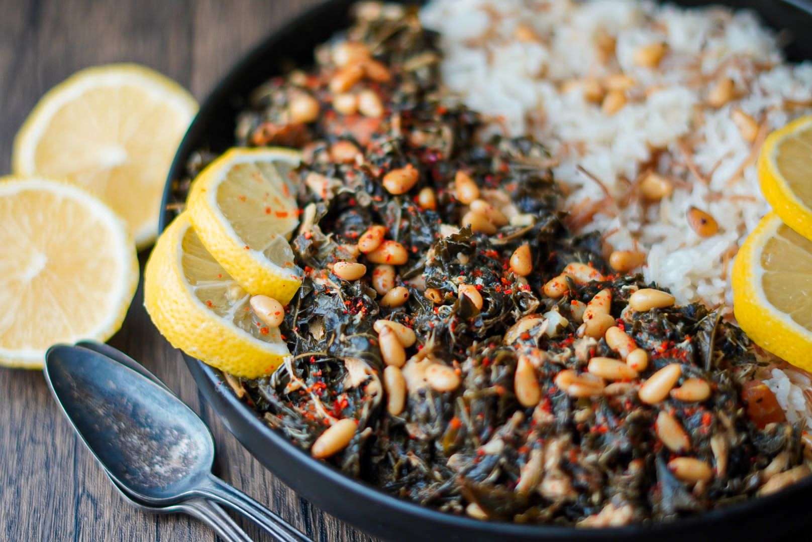 Mulukhiyah Stew (Jute Mallow Stew) - FalasteeniFoodie