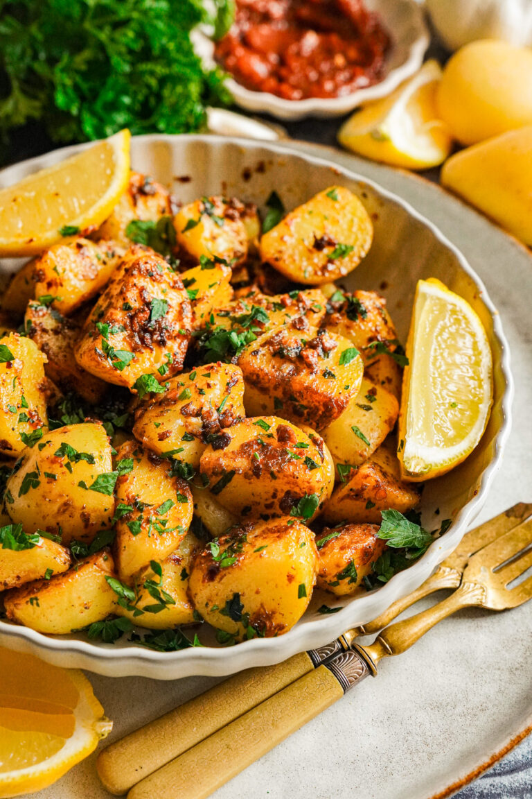 Batata Harra (Lebanese Spicy Potatoes) - FalasteeniFoodie