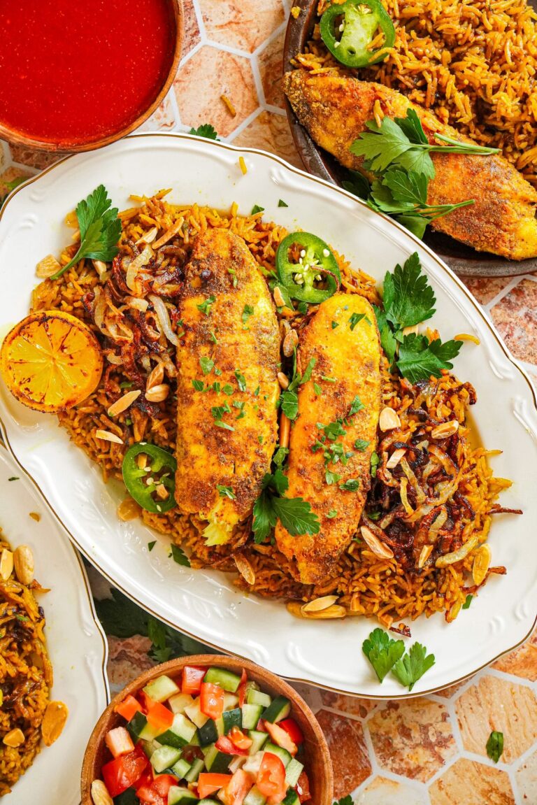 Sayadieh (Lebanese Rice and Fish) - FalasteeniFoodie