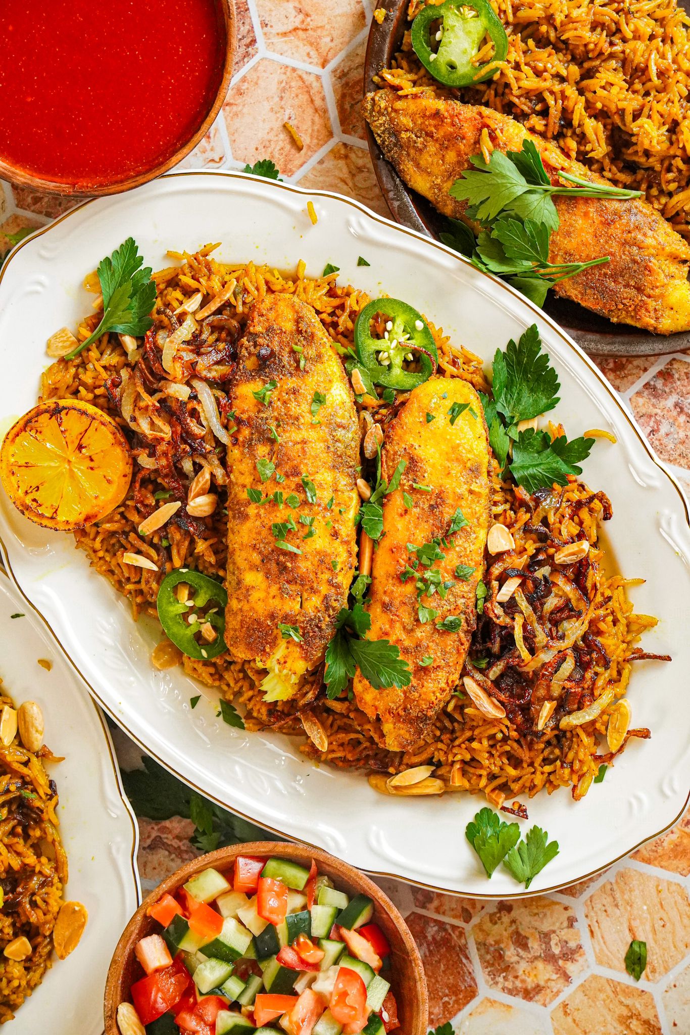 Sayadieh (Lebanese Rice and Fish) - FalasteeniFoodie