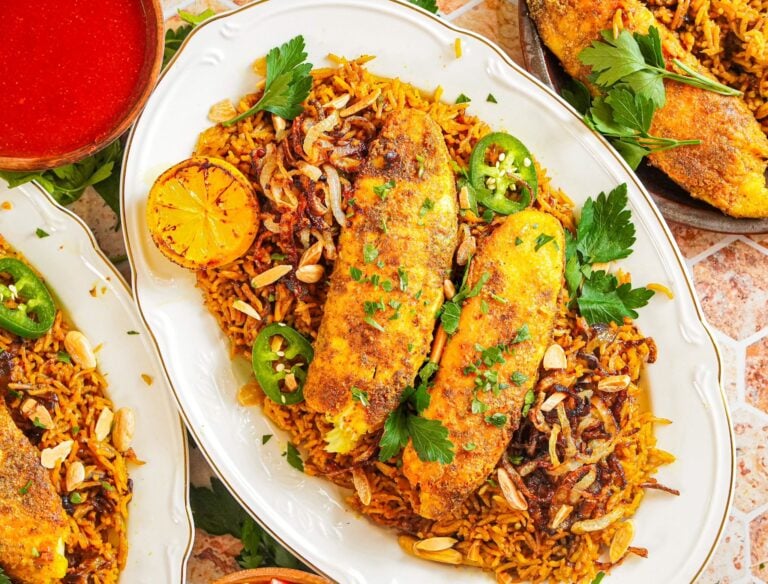 Sayadieh (Lebanese Rice and Fish) - FalasteeniFoodie