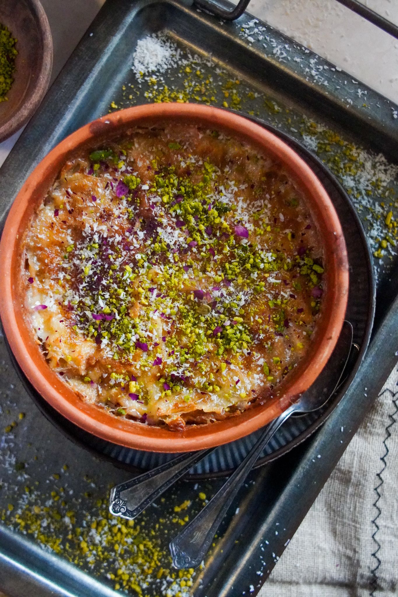 Om Ali (Egyptian Bread Pudding) - FalasteeniFoodie