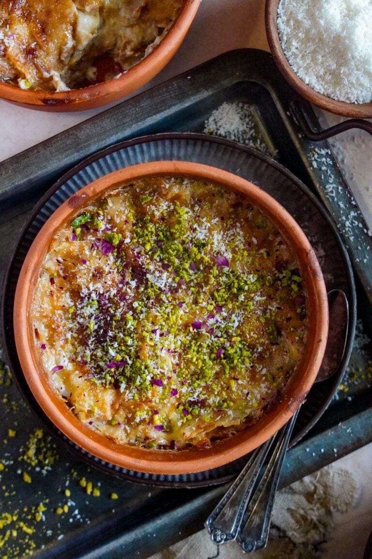 Om Ali (Egyptian Bread Pudding) - FalasteeniFoodie