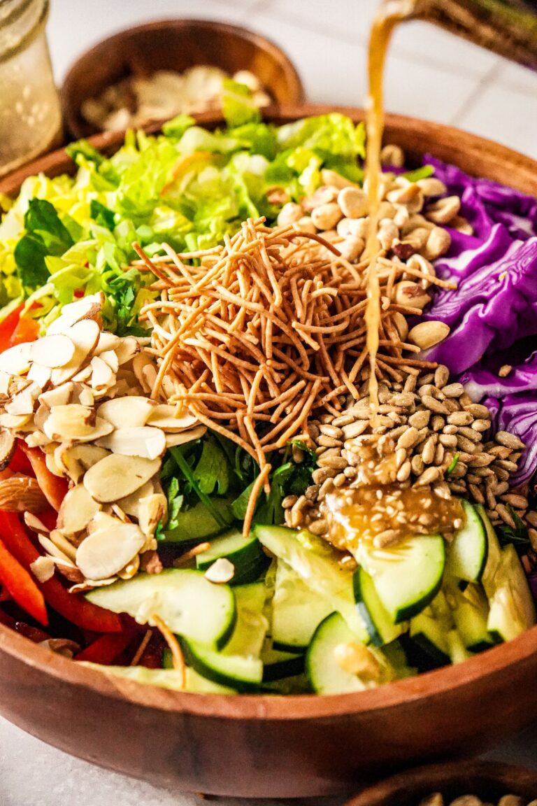 Asian Chopped Salad (Sweet, Spicy, Savory) - FalasteeniFoodie